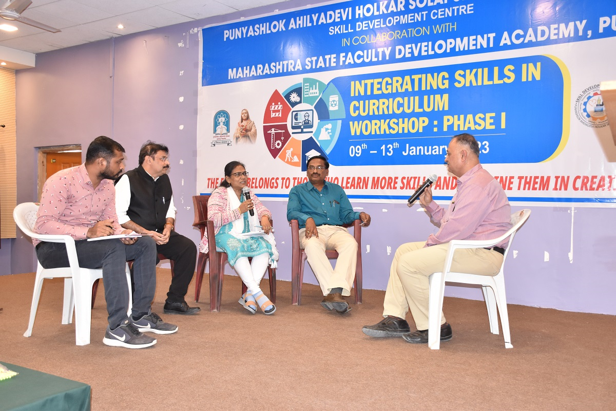 MSFDA, Skill Development Center, Punyashlok Ahilyadevi Holkar Solapur University, Solapur